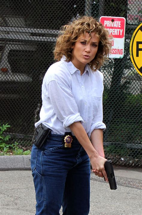 Jennifer Lopez On The Set Of Shades Of Blue In New York 06272017