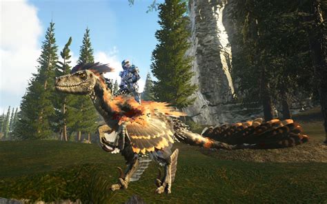 【方舟菲尤尔日记】恐爪龙跑酷方舟生存进化游戏实况