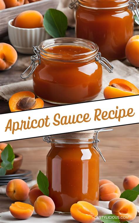 Simple Apricot Sauce Recipe Apricot Recipe Ideas Apricot Sauce