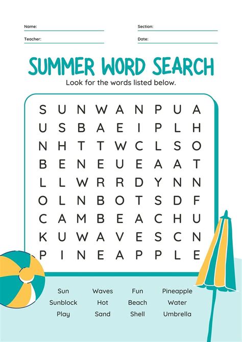 Word Search Creator Printable Printable Word Search