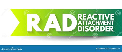 Rad Reactive Attachment Disorder Acronym Medical Concept Background