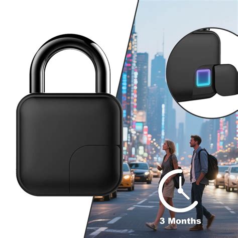 Smart Fingerprint Padlock Keyless Security For Any Market Eleshine Technologycoltd