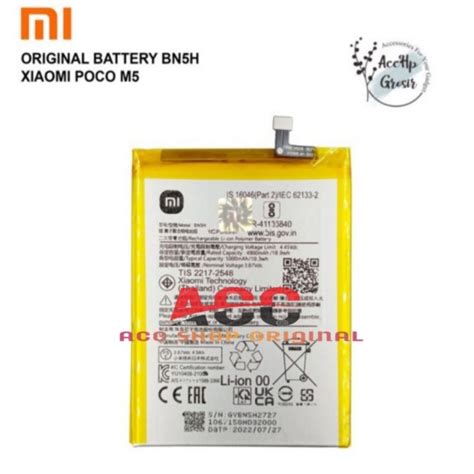 Jual Baterai Batre Hp Xiaomi Poco M Original Battery Kode BN H BN H Batrei Batrai Batteri