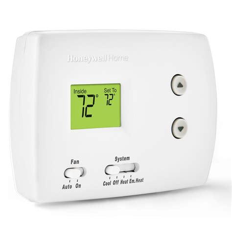 Digital Non Programmable Heat Cool Pump Thermostat Honeywell Home