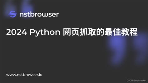 使用 python 和 selenium 进行网络抓取 selenium抓包 csdn博客