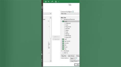 Viralvideo Exceltips Exceltricks How To Customize Ribbon Tab Youtube
