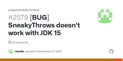 BUG SneakyThrows Doesn T Work With JDK Issue