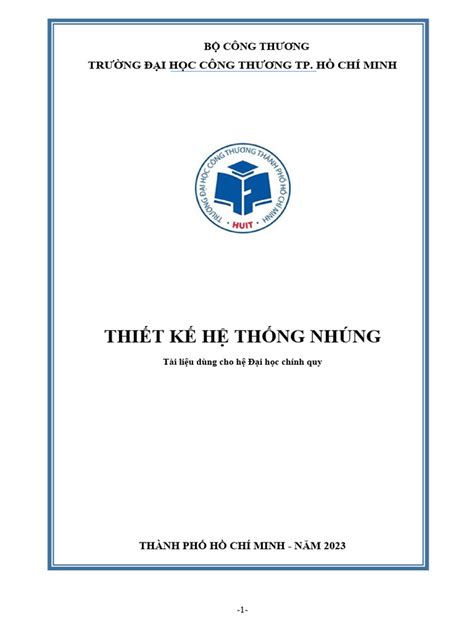 Bai Giang Thiet Ke He Thong Nhung | PDF