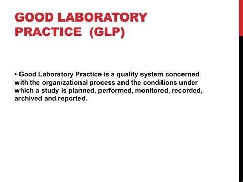 Gmp Glp PPTX