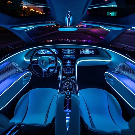 Free Futuristic Car Interior Image Automobile Interior Luxury