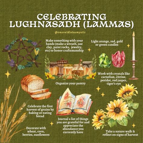 How To Celebrate Lammas Or Lughnasadh — Emerald Lotus