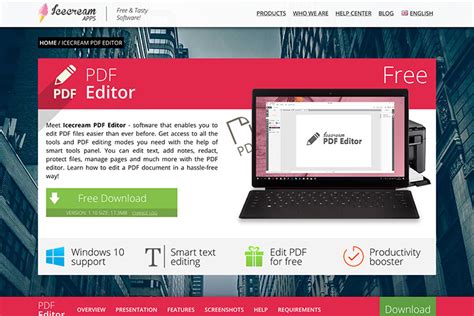 Icecream Pdf Editor Review A Great Free Pdf Editor For Windows Beebom