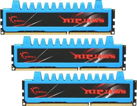 G Skill Ripjaws Series 12gb 3 X 4gb Ddr3 2000 Pc3 16000 Desktop