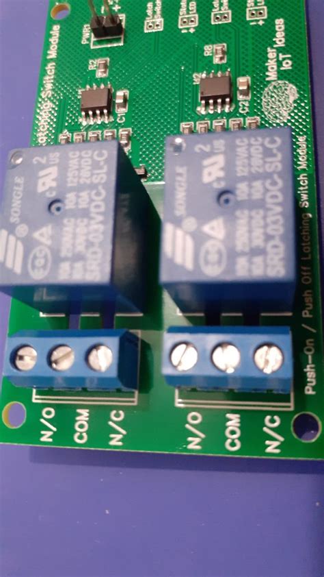 Dual 555 Latching Switch Module Maker And IOT Ideas