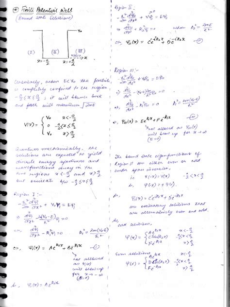 40 Finite Potential Well Pdf