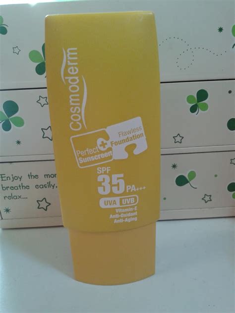 Icecreamandcola Review Cosmoderm Sunscreen Foundation