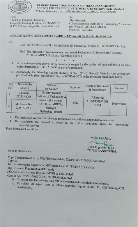 Dhamanika Reddy On Linkedin Internship Tgtransco Career Professionalgrowth Engineering