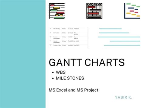 create wbs or gantt chart in excel or ms project by chasm9a fiverr