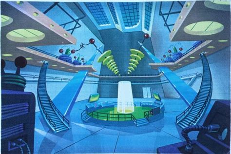 Laboratory From Dexters Lab Stairs And Escalators