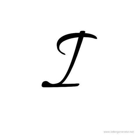 The Letter I In Cursive Air Filled Lowercase Cursive Letter Happy New