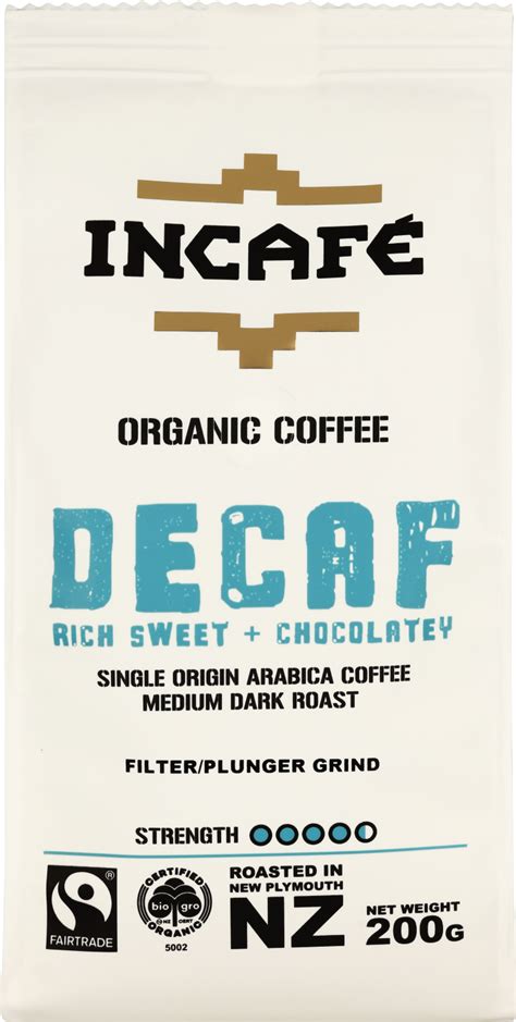 Incafe Coffee Decaf Filterplunger 200gm The Plantbased Pantry