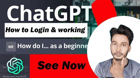 How To Login And Working On Chat Gpt Youtube