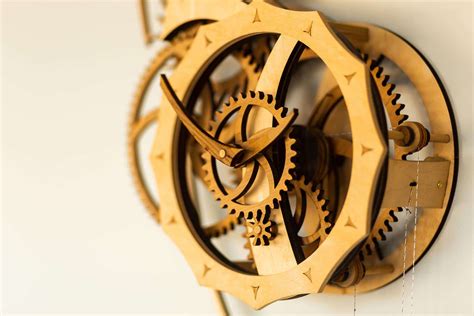 Tranquility Ready To Assemble Clock Kit Wooden Gear Clocks Diy