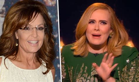 Adele At The Bbc Sarah Palin Credited For Worldwide Success Tv