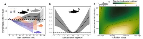 Generalised Additive Mixed Models Of Longitude Centroid Variation High