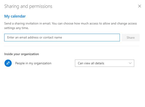 Setting Calendar Access In Powershell Without Explicit Sharing