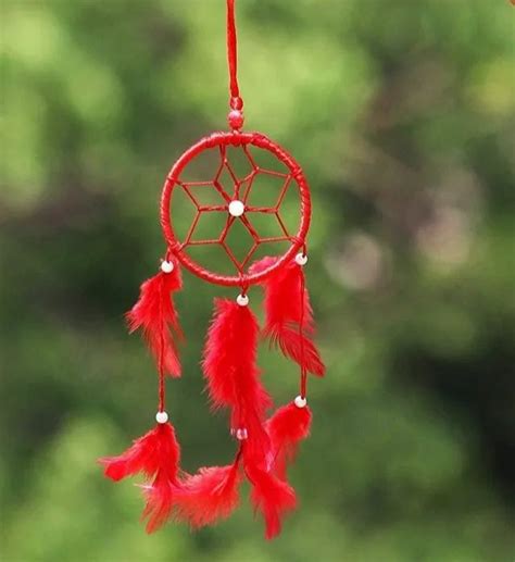 Royal Macrame Wall Hanging Red Car Dream Catcherrs 15 Per Piece For