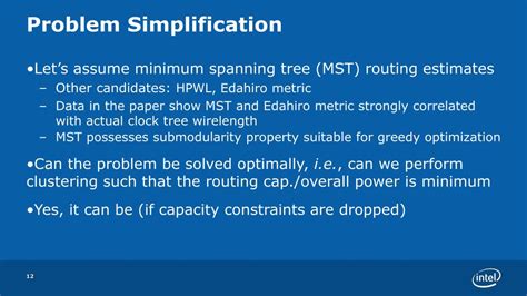 Ppt An Efficient Clustering Algorithm For Low Power Clock Tree