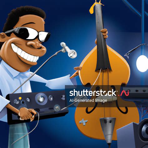 Denzel Washington Swapping Electric Bass Pixar Ai Generated Image