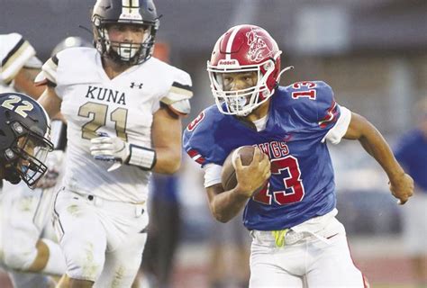Nampa Improves To 3 0 In Division With 45 23 Win Against Kuna High