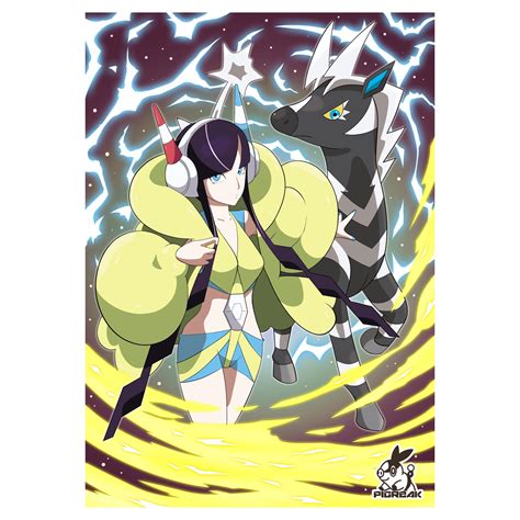 Elesa And Zebstrika R Pokemon