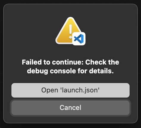 How To Disable Popup Failed To Continue Check The Debug Console For