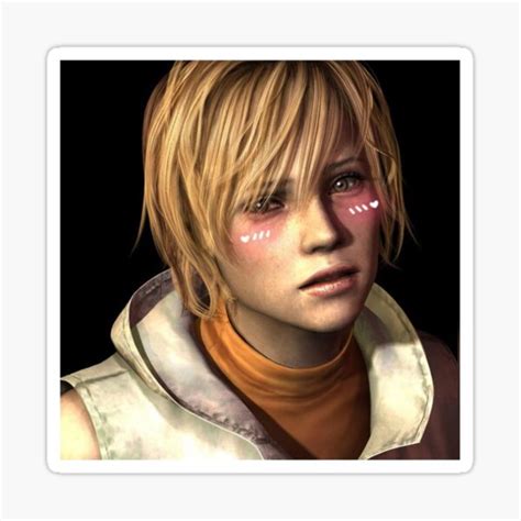 Snapchat Filtered Heather Mason Silent Hill 3 Gamer Sticker For