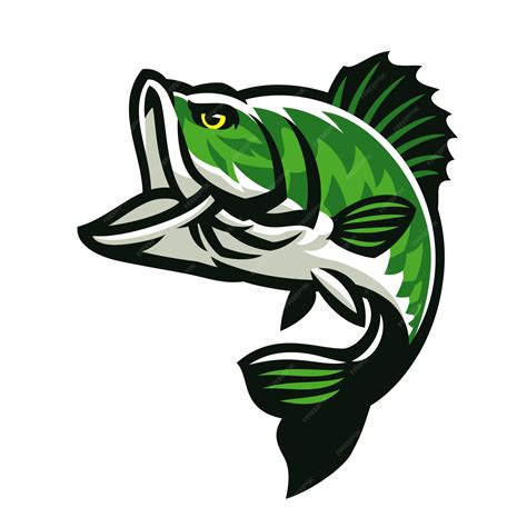 Premium Vector Professional Bass Fish Clipart