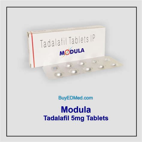Modula 5mg Tadalafil Tablets Buyedmed Online Pharmacy Save Time