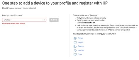 Hp Connected Dashboard Rejects New Printer Serial Number Hp Support Community 9136238