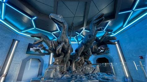 Jurassic World Velocicoaster Look Inside The Queue Fox 35 Orlando