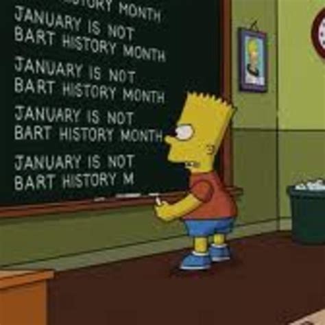 Bart Simpson Chalkboard Quotes Quotesgram