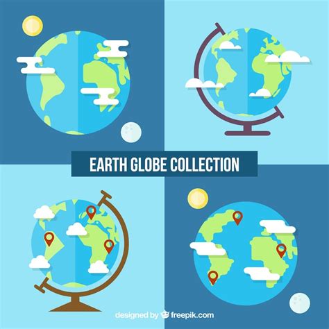 지구본벡터 벡터 Freepik에서 무료 고품질 벡터를 다운로드하세요 Freepik