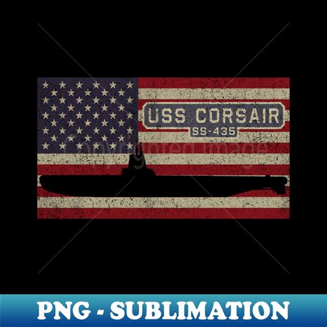 Corsair Ss 435 Tench Class Submarine Vintage Usa American Fl Inspire