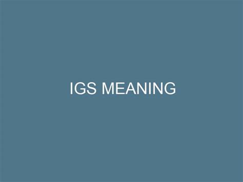 Igs Meaning Decode Internet Slang