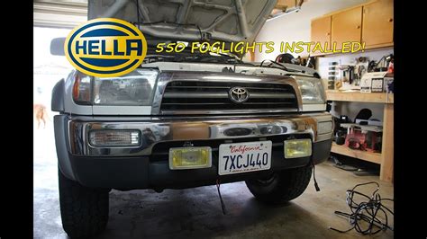Installing Hella 550 Fog Lights With An Amazon Wiring Harness Youtube