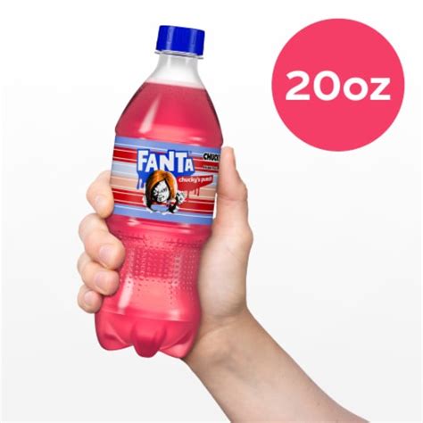 Fanta® Chuckys Punch Fruit Punch Caffeine Free Soda Bottle 20 Fl Oz