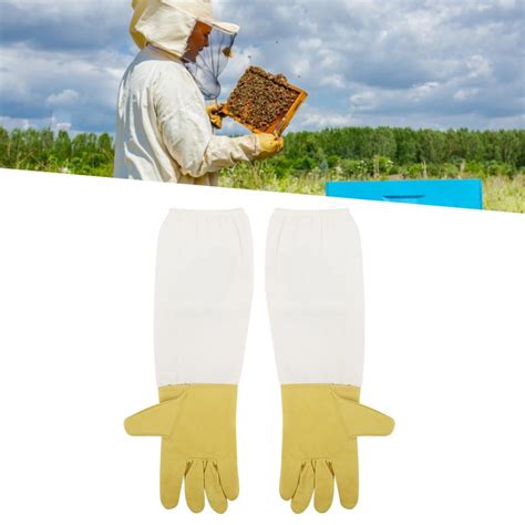 Unisex Beekeeping Gloves Anti Bee Anti Sting Long Vicedeal