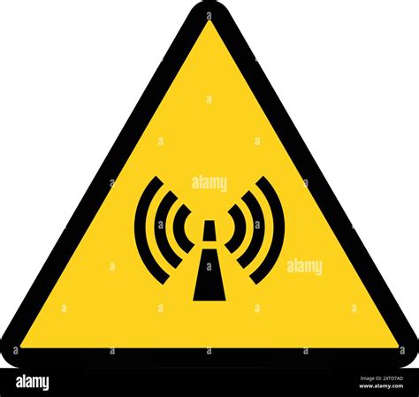 Non Ionizing Radiation Symbol Radiation Hazard Indicating Non Ionizing Radiation Radiation