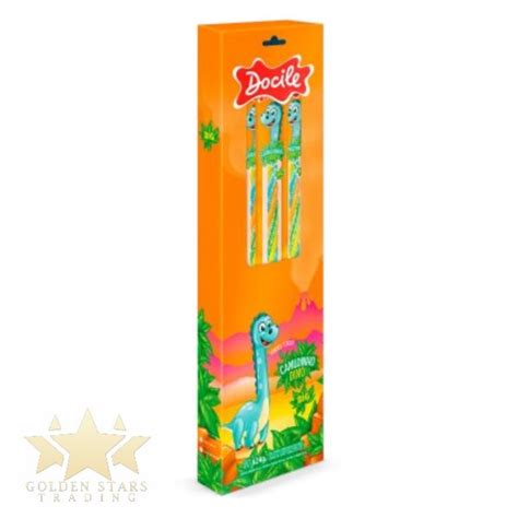 Docile Dinosaur Candy 24ct Halal Golden Stars Trading